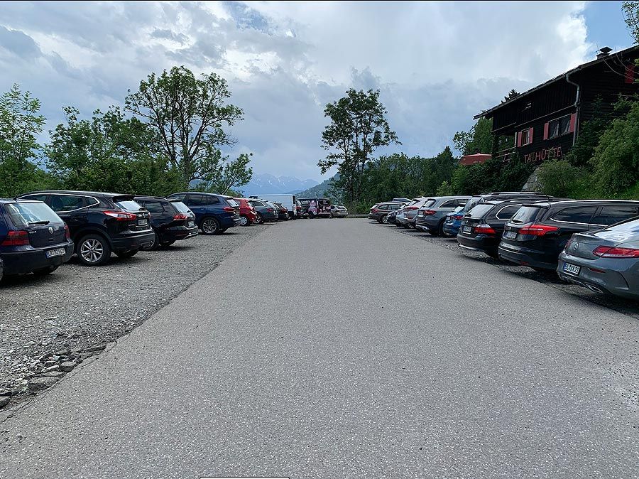 Peter Park: Zweiter Parkplatz der HÃ¶rnerbahn Bolsterlang mit digitalem ...