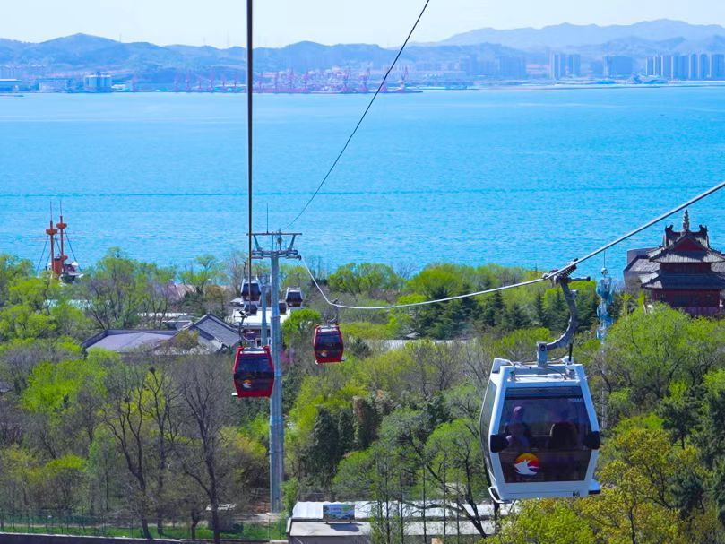 Poma: Neue Liugong-Island-Seilbahn in Weihai (Shandong) in China